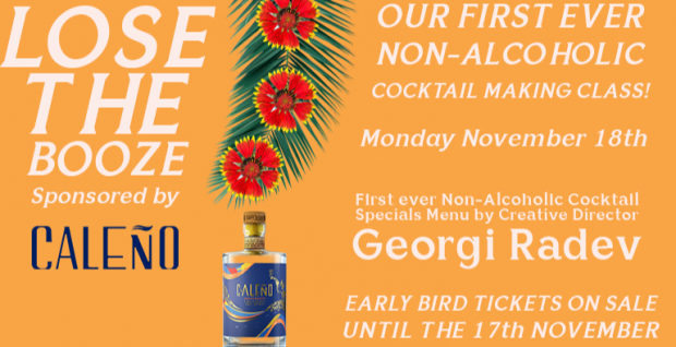 Lose The Booze with Caleno Drinks | Islington, London Themed Nights ...