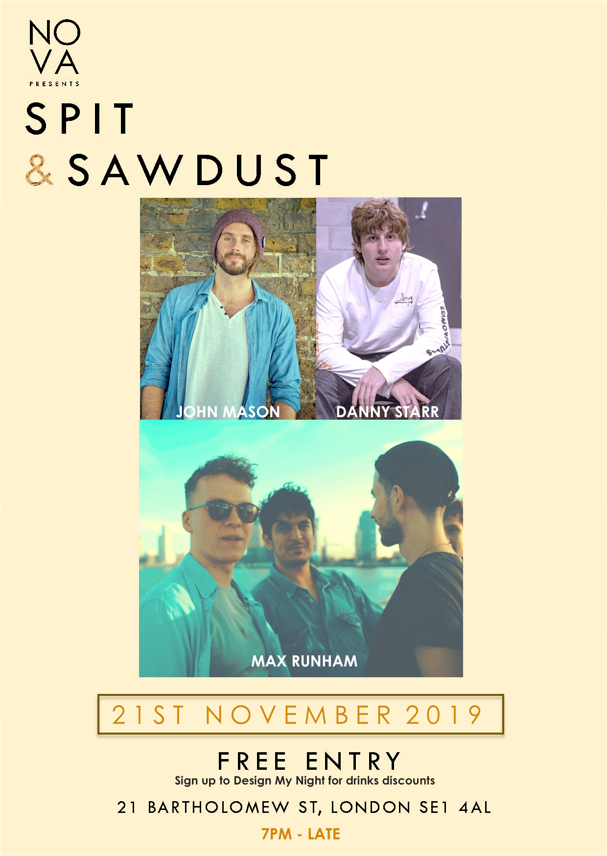 NOVA PRESENTS :: John Mason, Danny Starr + Max Runham | Elephant ...