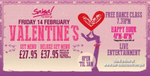 Valentine's Day Salsa Temple | Embankment, London Date Night Reviews ...