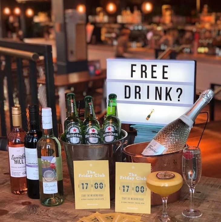 DRINKS & FRIDAY CLUB @ REVOLUTION LEADENHALL | City of London, London ...