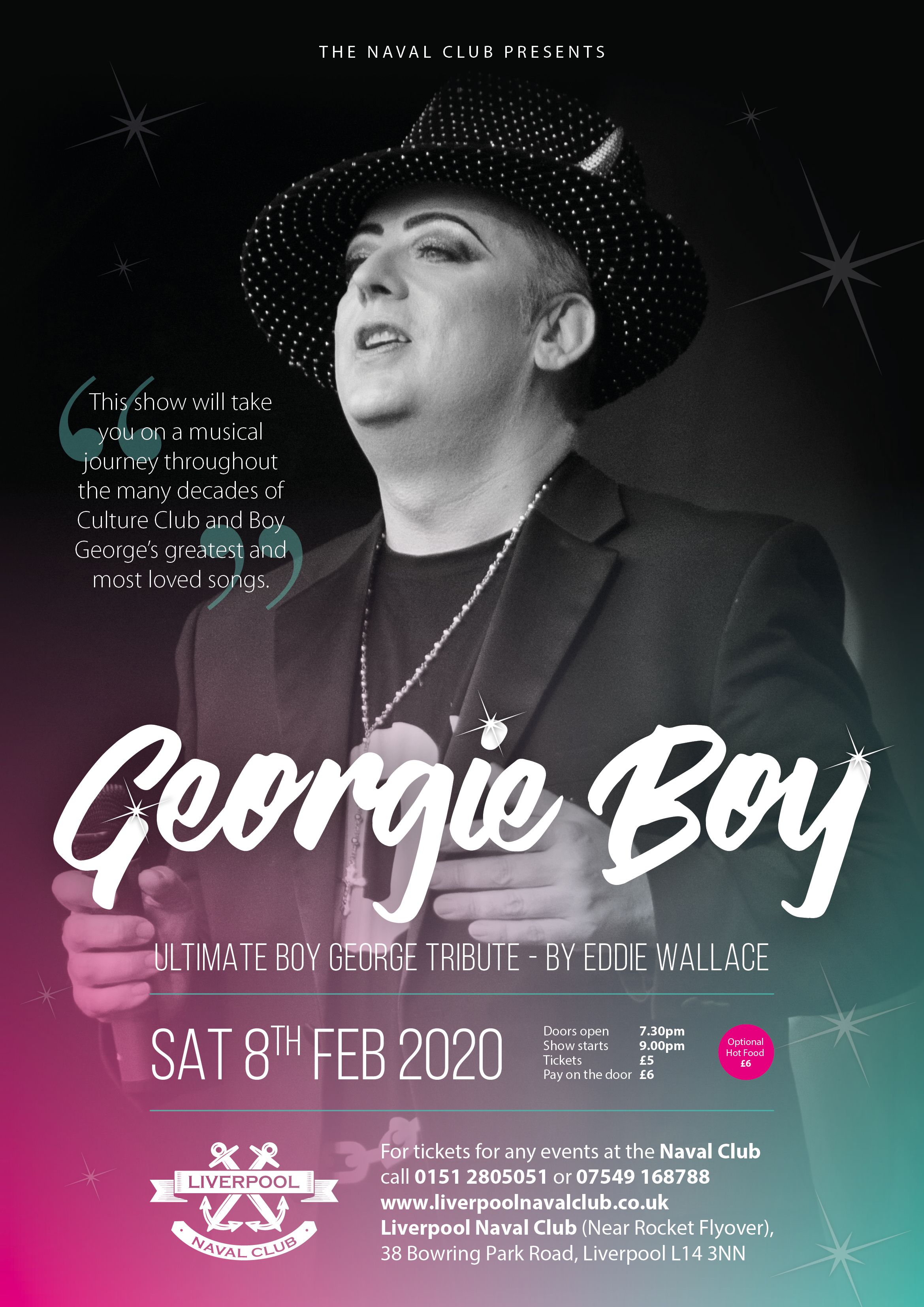 Georgie Boy - Ultimate Boy George Tribute - by Eddie Wallace ...