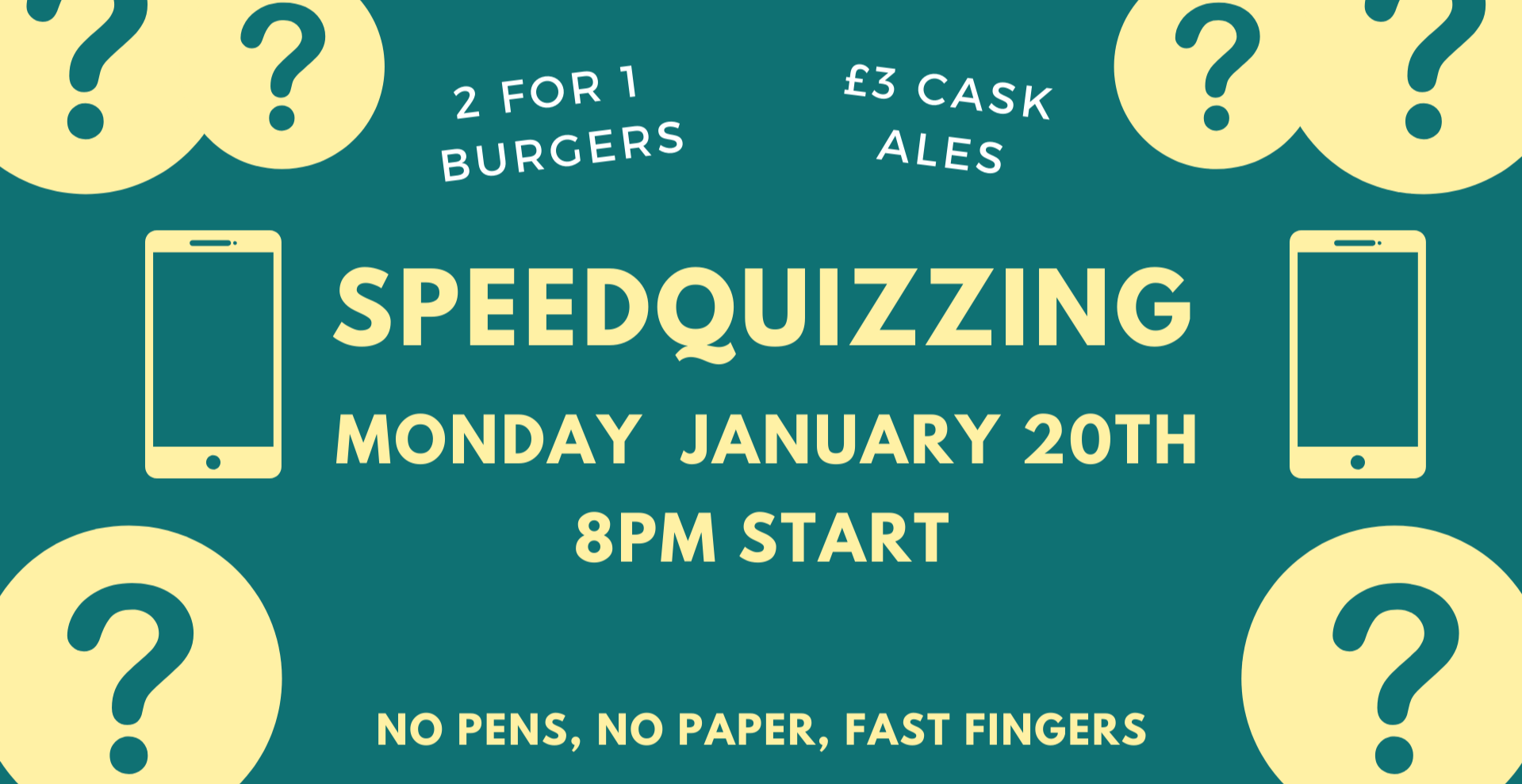 Speedquizzing - Mondays from 8pm | Leyton, London Quiz Night Reviews ...
