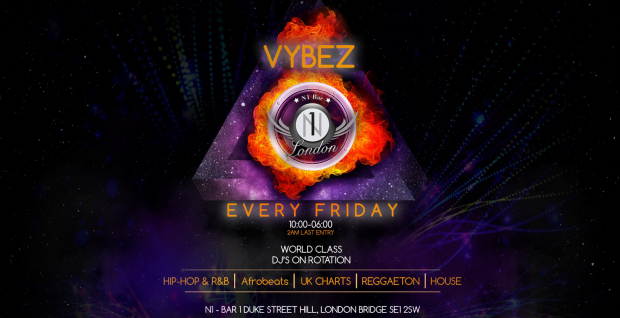 Vybez | London Bridge, London Clubbing Reviews | DesignMyNight