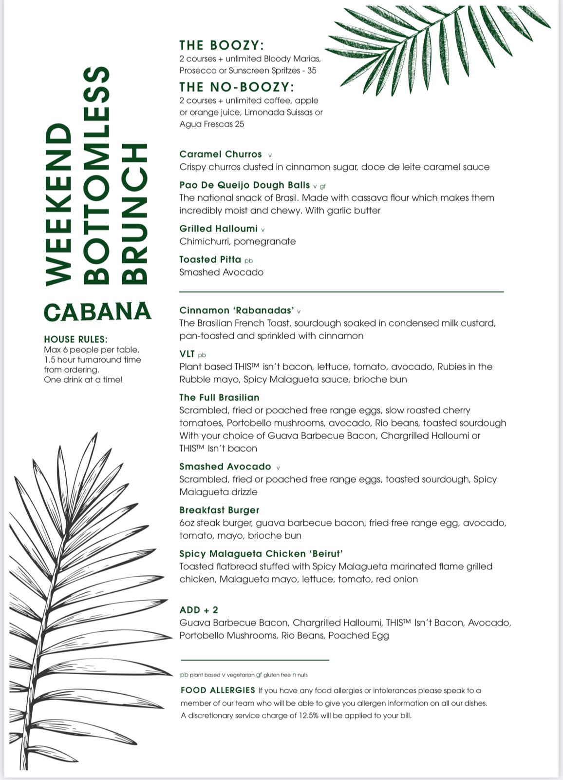 Two course bottomless boozy brunch | Shepherd's Bush, London Brunch ...