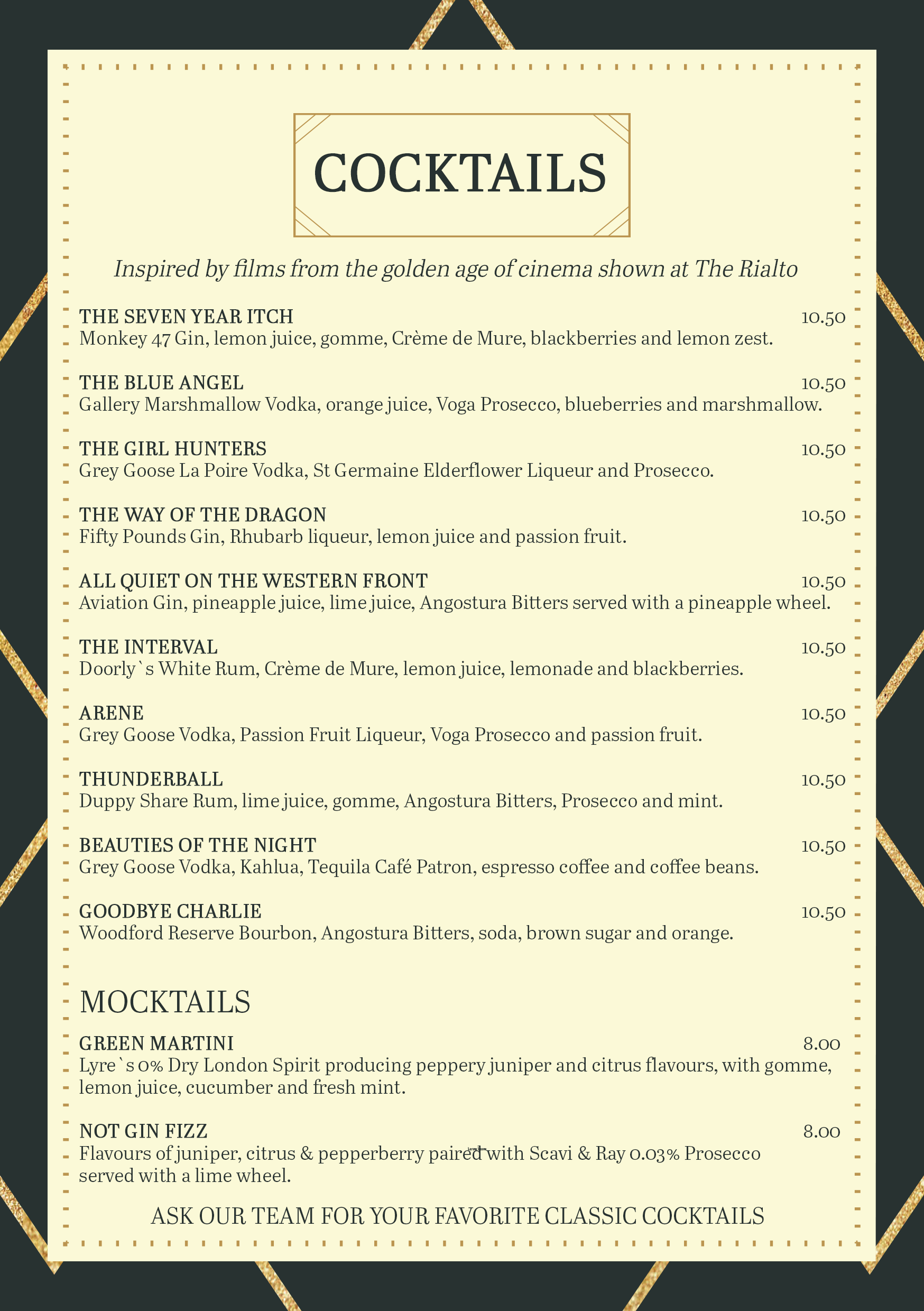 The Rialto Backstage Bar: Gorgeous Casino Bar in Central London ...