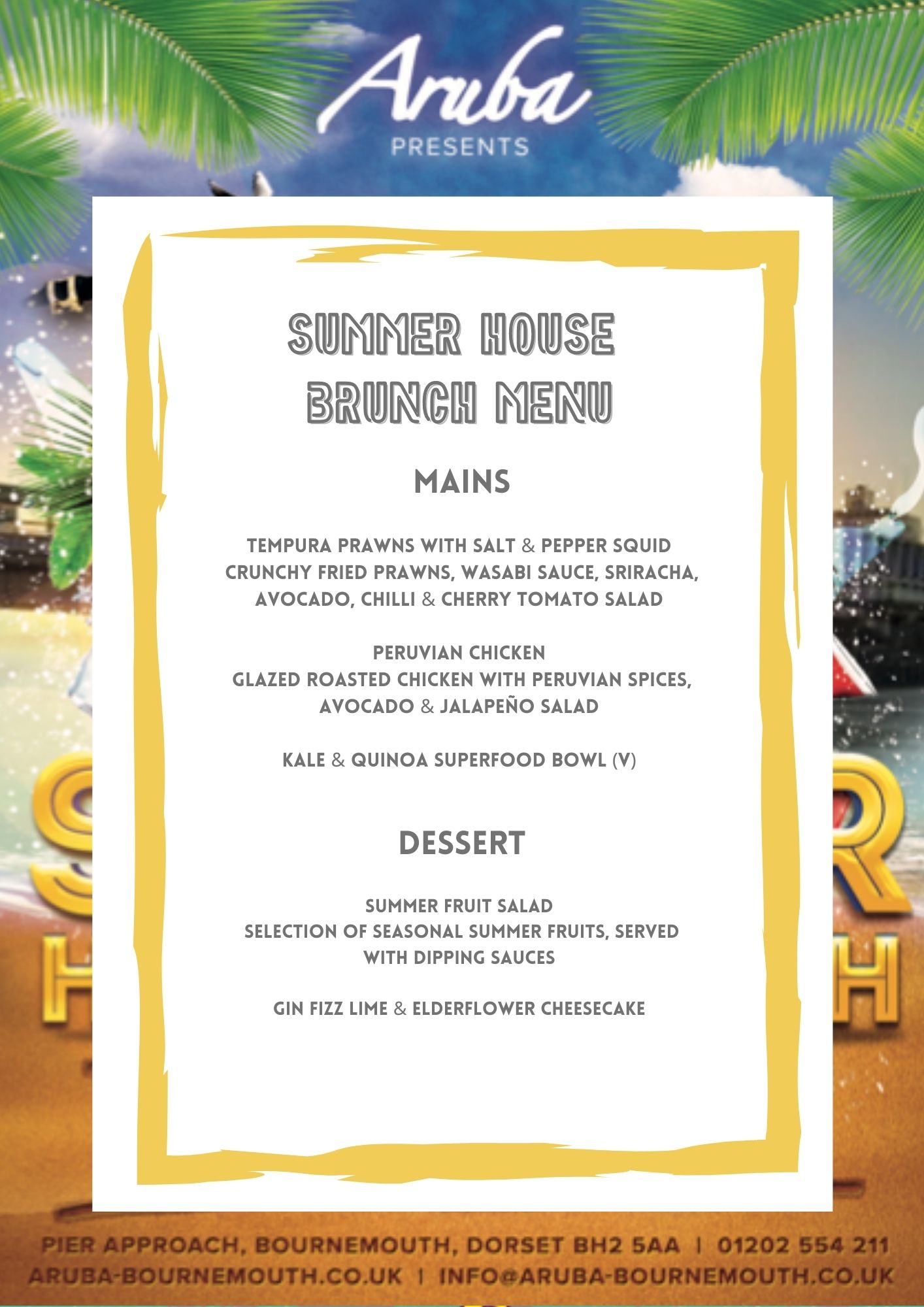 Aruba Presents Summer House Brunch | Bournemouth Clubbing Reviews ...