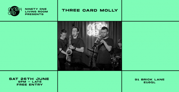Three Card Molly | Brick Lane, London Live Music Reviews | DesignMyNight