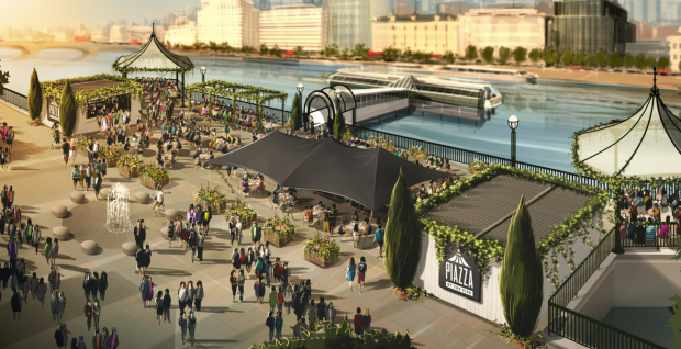 Piazza by the Pier | London Food & Drink Reviews | DesignMyNight