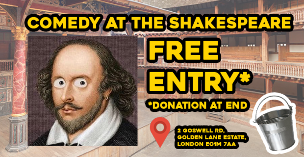 Comedy at The Shakespeare | London Comedy Reviews | DesignMyNight