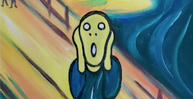 Paint and Sip - The Scream | Bermondsey, London Activity Reviews ...