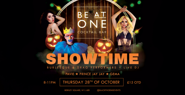 HALLOWEEN SHOWTIME @ Be At One | Mayfair, London Cabaret/Burlesque ...