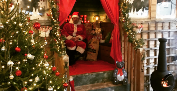 Santa's grotto in the garden | UK Christmas Themed Reviews | DesignMyNight