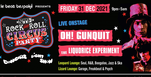 NYE Rock and Roll Circus Party | Hackney, London New Years Eve Party ...
