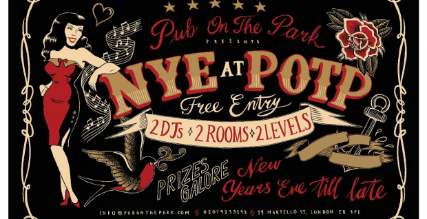NYE at Pub On The Park! | Hackney, London Fun Time Partying Reviews ...