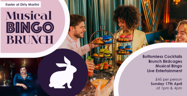 Easter Musical Bingo Brunch LIVE | Liverpool Street, London Bottomless ...