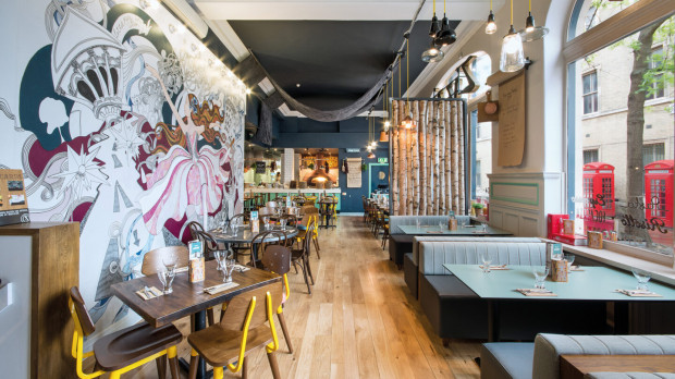Zizzi Bow Street: Italian Restaurant In Covent Garden | DesignMyNight