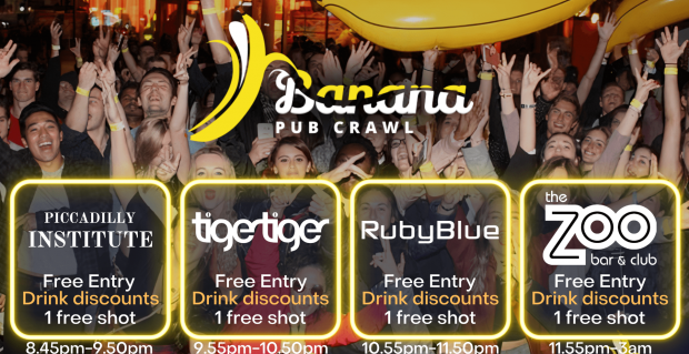 Banana Pub Crawl - Central Tour is Back !! 4 venues in 1 night | West ...