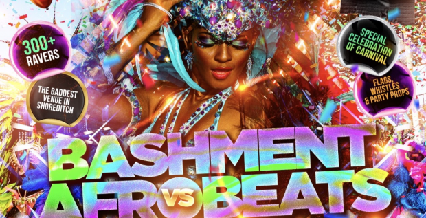 BASHMENT VS AFROBEATS - Nottingham Carnival Party | Shoreditch, London ...