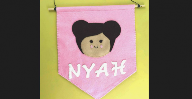 Make your own Mini Personalised Banner with Thimble and Doll | London ...