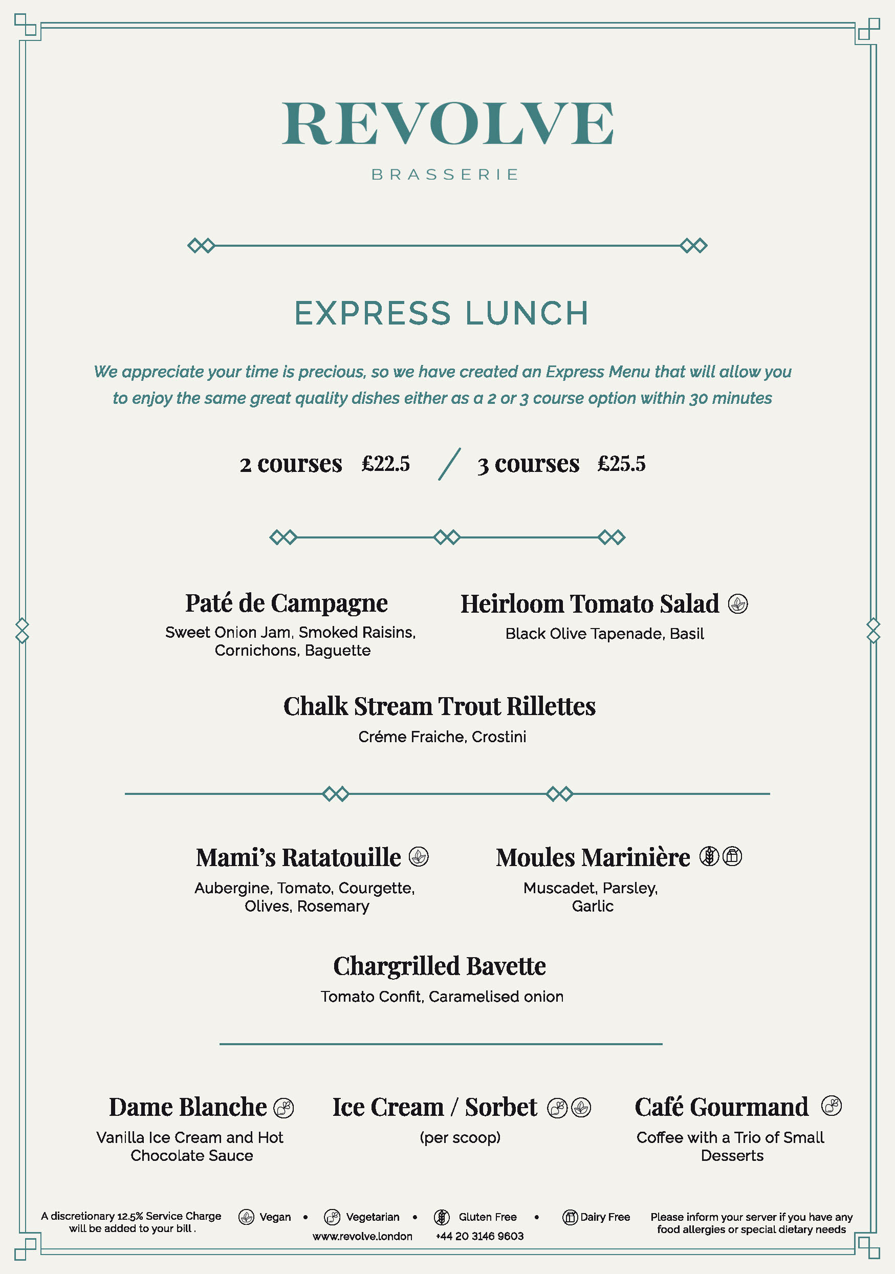 Revolve Brasserie: Broadgate Circle Restaurant | DesignMyNight