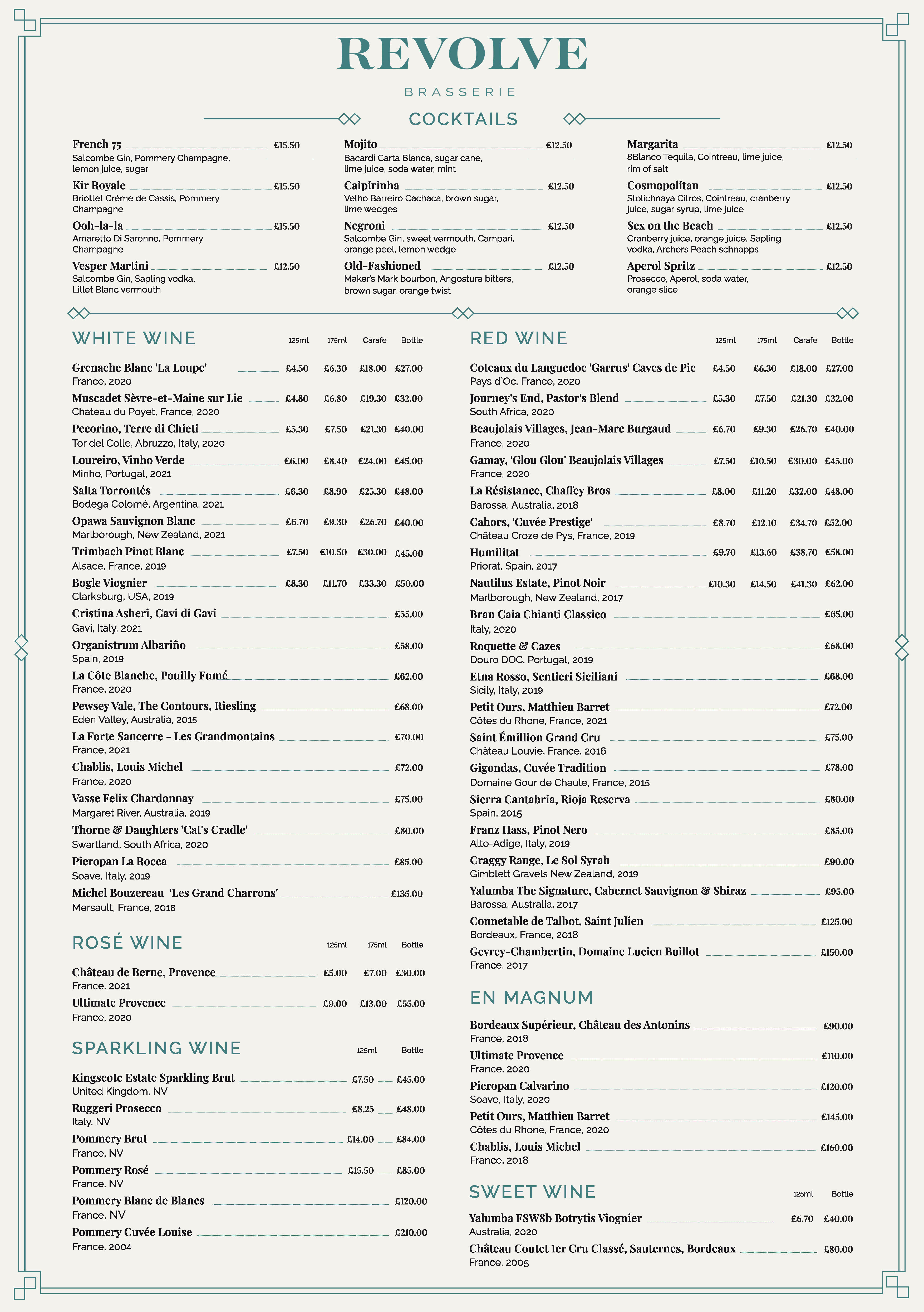 Revolve Brasserie: Broadgate Circle Restaurant | DesignMyNight