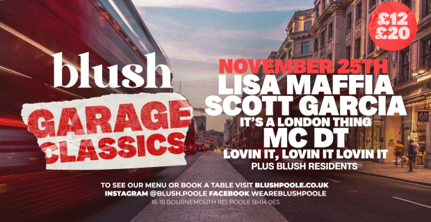 Garage Classics | Bournemouth Fun Time Partying Reviews | DesignMyNight
