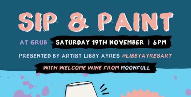 SIP & PAINT AT GRUB | Manchester Classes Reviews | DesignMyNight