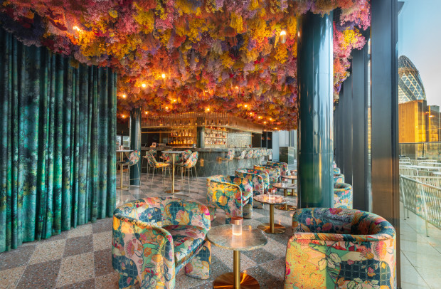 Florattica: Pretty Floral Rooftop Bar In Aldgate | DesignMyNight