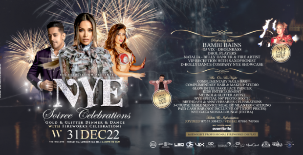 NYE Soiree - Celebrations With Gold, Glitter-Themed Dinner, Dance And ...