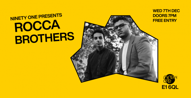Rocca Brothers at Ninety One | Brick Lane, London Live Music Reviews ...