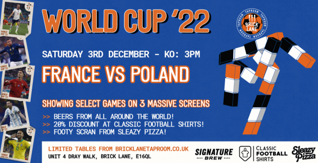 WORLD CUP '22: FRANCE VS POLAND | Shoreditch, London Sport Reviews ...