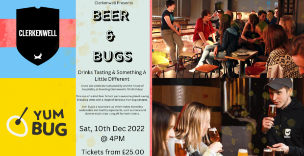 Beer & Bugs Tasting | Islington, London Drinks Tasting Reviews ...