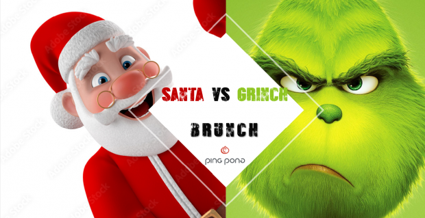 Santa VS Grinch DJ Brunch | Soho, London Brunch Reviews | DesignMyNight