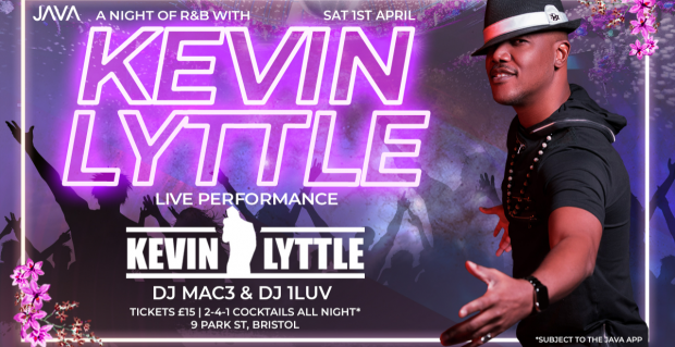 Java presents - Kevin Lyttle | Bristol Clubbing Reviews | DesignMyNight