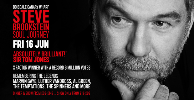 Steve Brookstein: Soul Journey | Canary Wharf, London Live Music ...