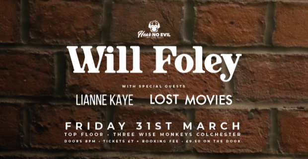 Will Foley | Essex Live Music Reviews | DesignMyNight