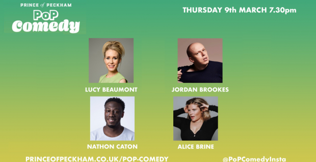 PoP Comedy #16 w/ Lucy Beaumont, Jordan Brookes, Nathan Caton & Alice ...