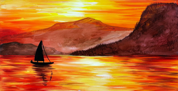 Paint A Pic: Golden Harbour | London Activity Reviews | DesignMyNight