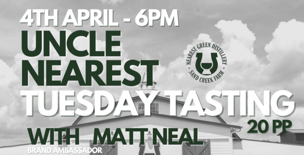 UNCLE NEAREST TUESDAY WHISKY TASTING @ BLACK ROCK | Shoreditch, London ...