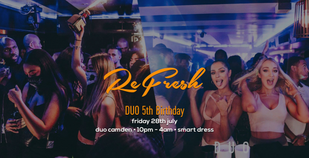 Faded presents Refresh Duo 5th Birthday | Camden, London Clubbing Reviews | DesignMyNight