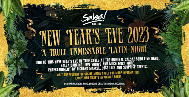 One Night To Havana NYE 2023 @ Salsa! Soho | Leicester Square, London ...