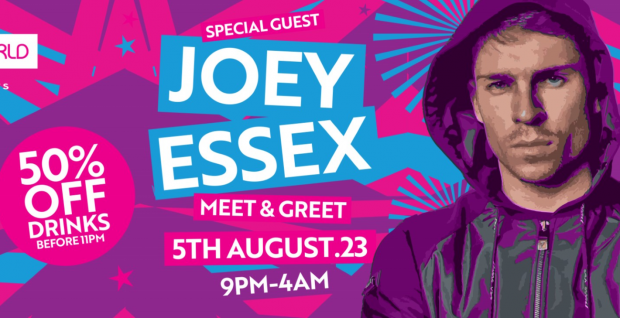 Joey Essex Meet & Greet @ Popworld Nuneaton | UK VIP Party Reviews ...