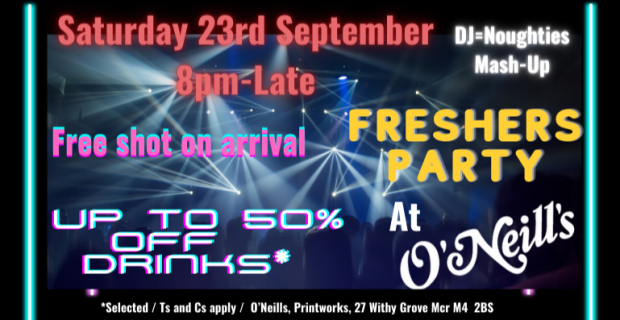 Freshers Party! | The Printworks, Manchester Student Night Reviews ...