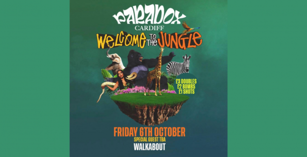 PARADOX- Welcome to the Jungle @ Walkabout Cardiff | City Centre ...