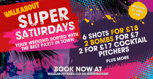 Super Saturday's @ Walkabout Birmingham | Birmingham Clubbing Reviews ...