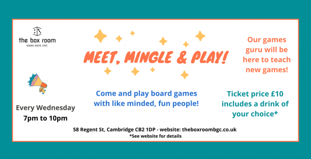 Meet, Mingle & Play! | Cambridge Something A Little Different Reviews ...