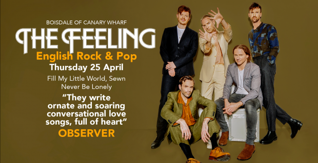 The Feeling | English Rock & Pop | Canary Wharf, London Live Music ...