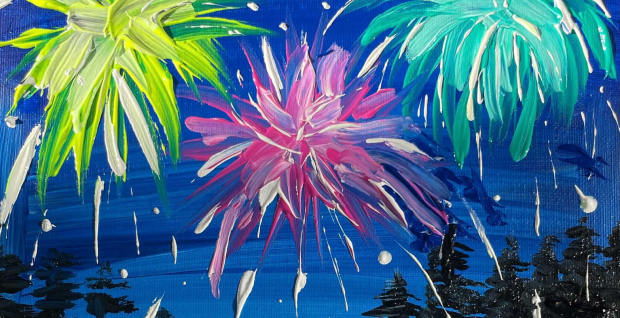 Paint and Sip - Fireworks | Traitors Gate Pub, Tower Hill | London ...