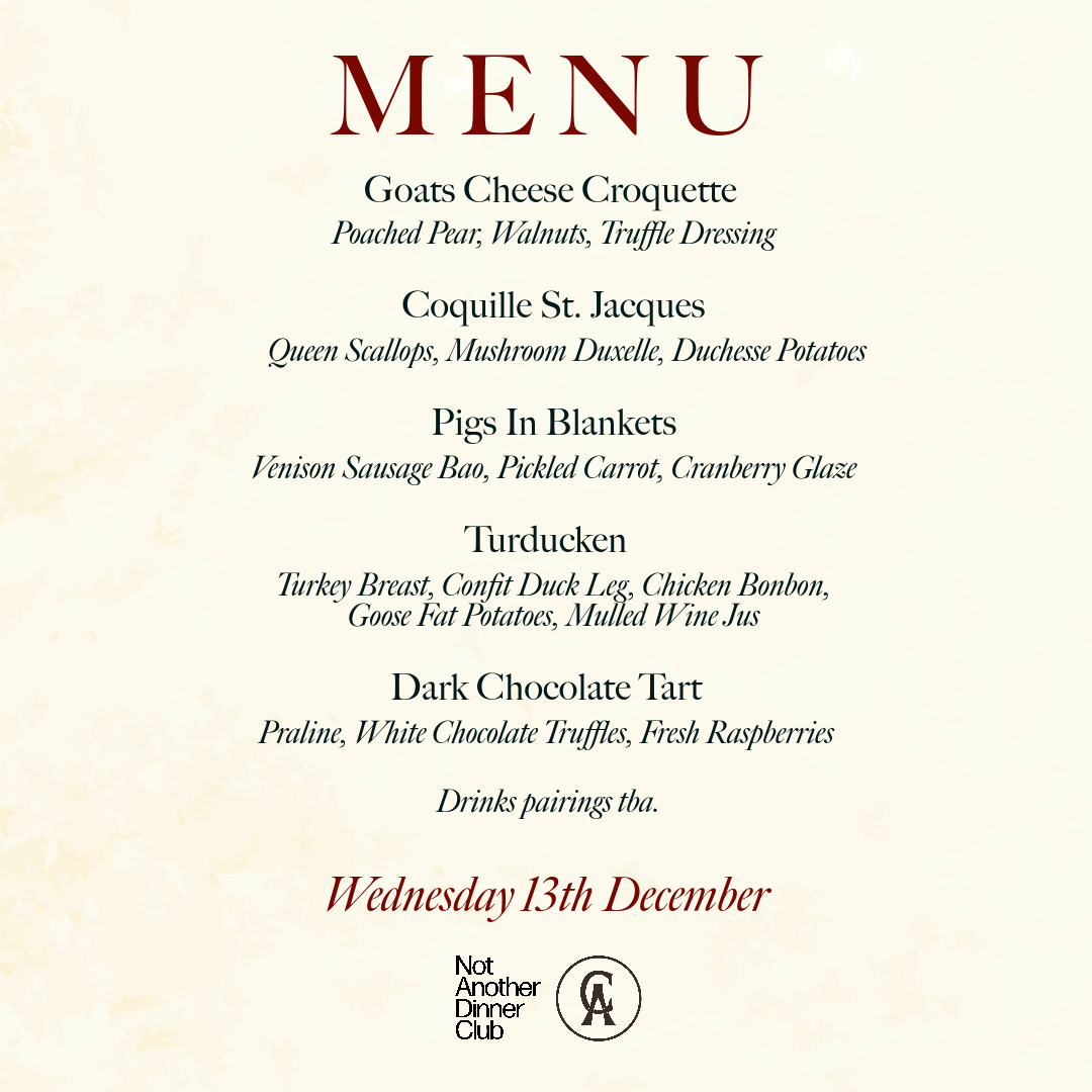 Not Another Christmas Dinner Club | The Cardigan Arms | Wednesday 13th ...