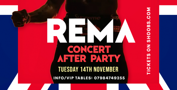 REMA CONCERT AFTER PARTY |TUE 14TH NOV | @ LA LOUNGE E16 2AB | London ...